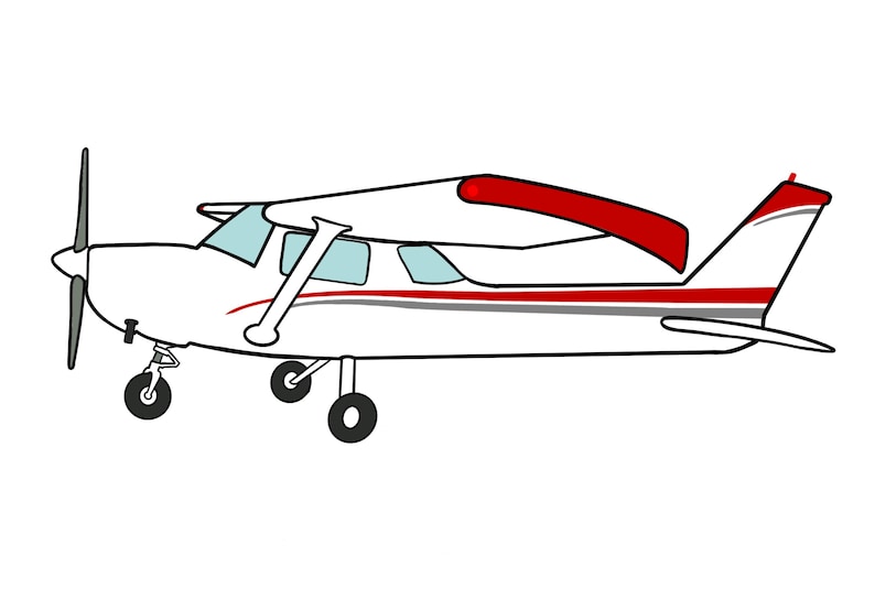Custom Airplane Sticker - Etsy