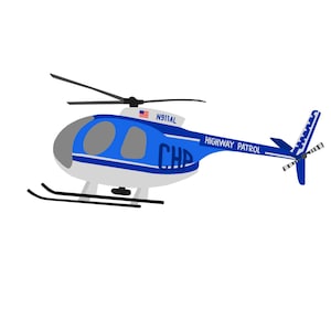 Custom Helicopter Sticker - Etsy