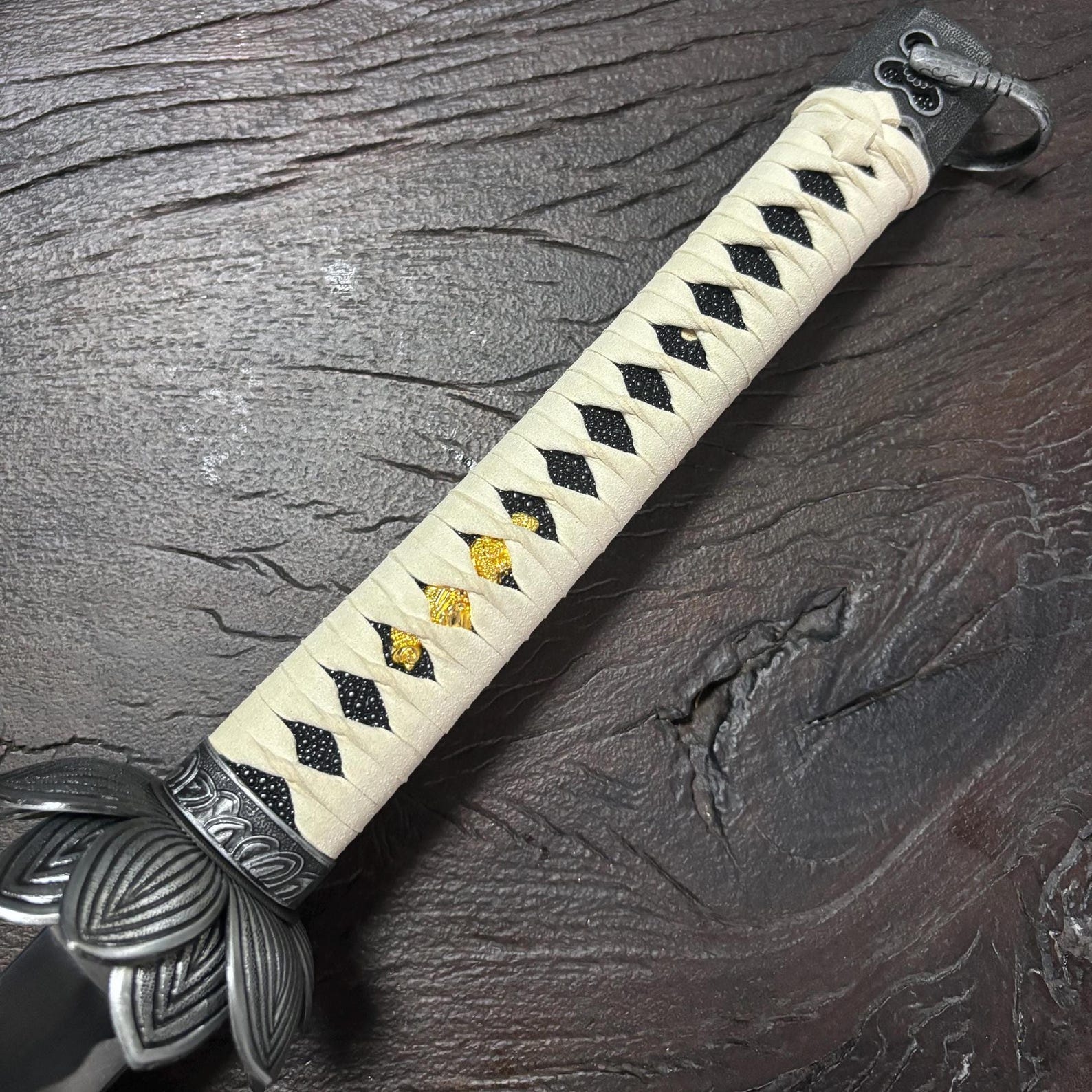 Hand Forged Japanese Katana Style Blade, Inspired by Sekiro, Blackened ...