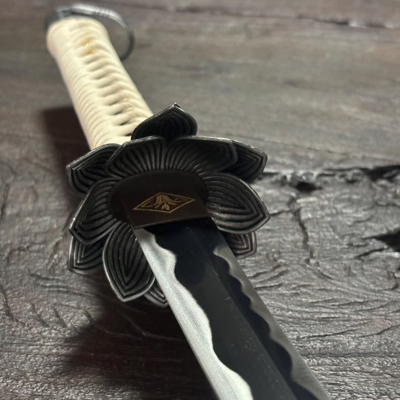 Hand Forged Japanese Katana Style Blade, Inspired by Sekiro, Blackened ...