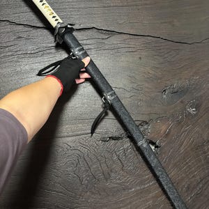 Hand Forged Japanese Katana Style Blade, Inspired by Sekiro, Blackened ...