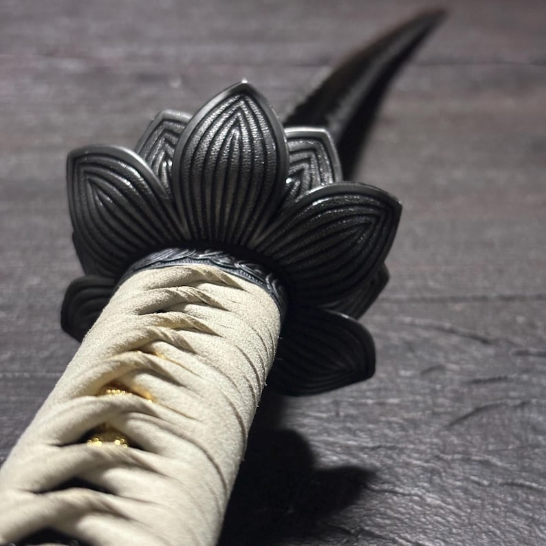 Hand Forged Japanese Katana Style Blade, Inspired by Sekiro, Blackened ...