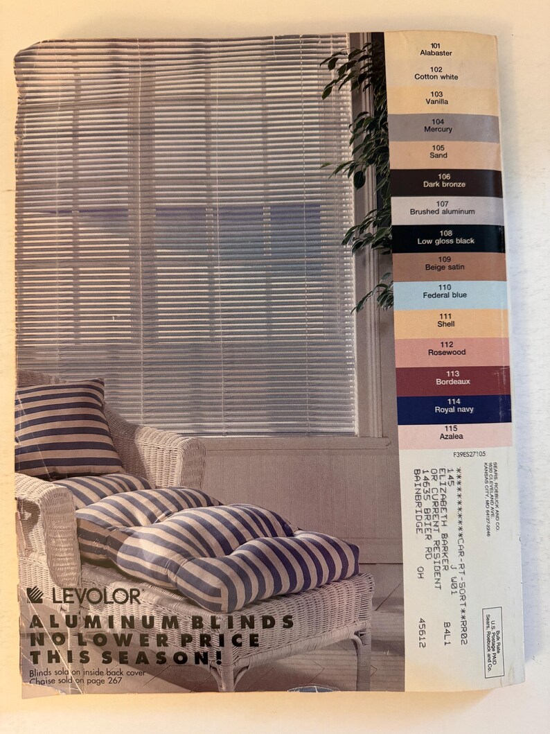 Summer 1992 Sears Catalog - Etsy