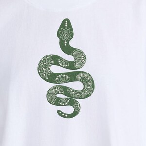 Snake Embroidery Design, Green Snake ,floral Snake, Mandala Snake ...