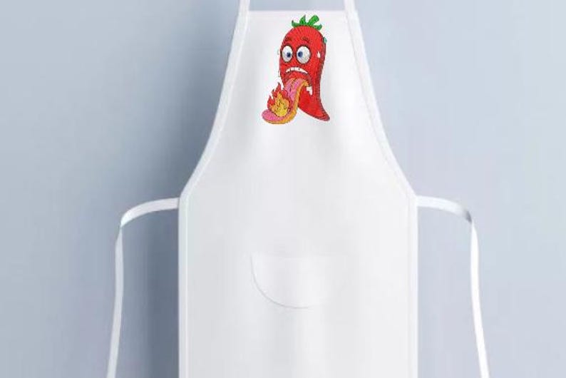 Chili Embroidery, Machine Embroidery, Chili Pepper, Hot Pepper, Spicy ...