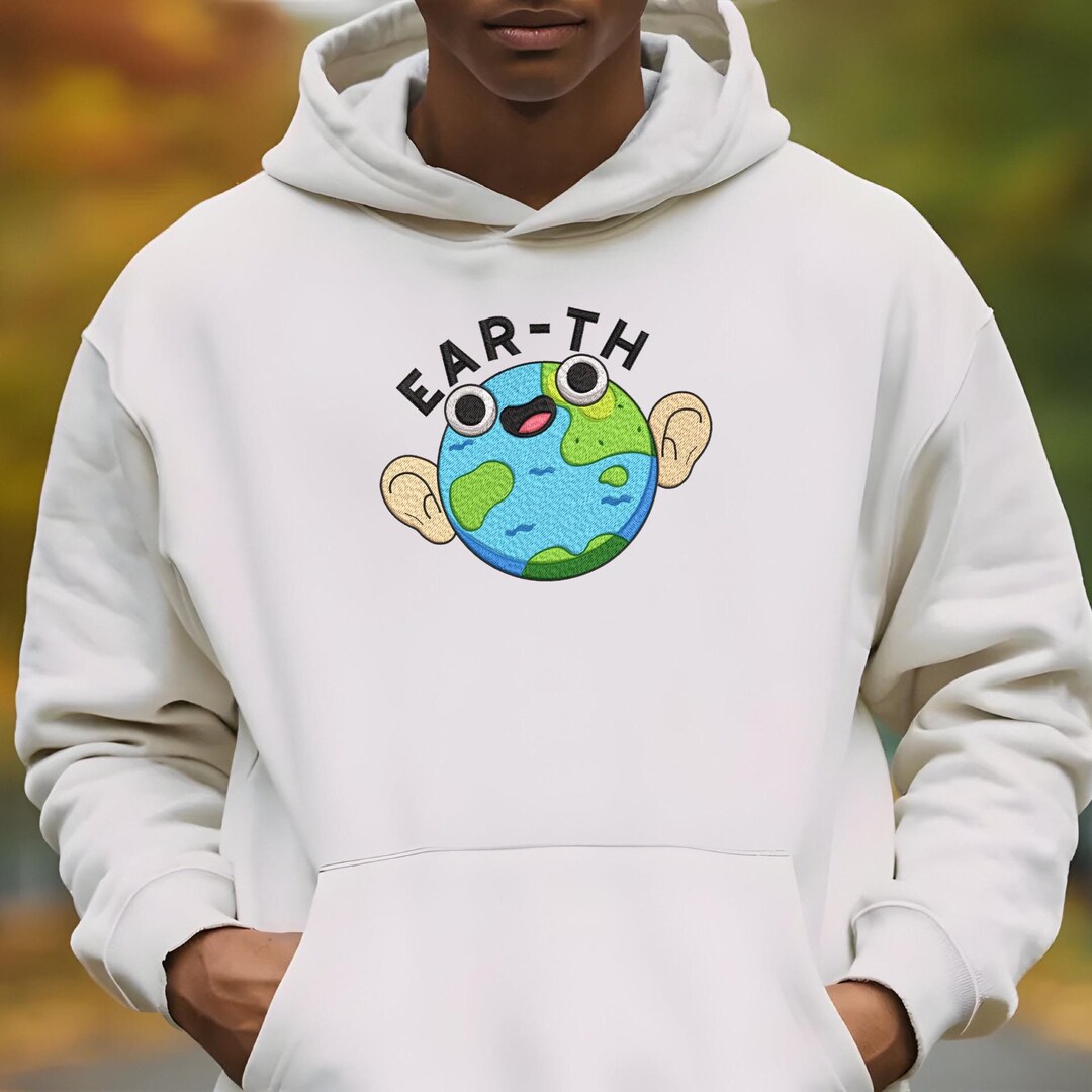 Embroidery Design Funny Earth, Funny Earth, Humorous Planet, Embroidery ...