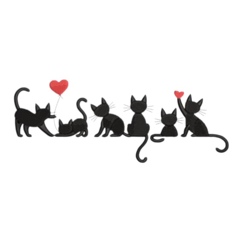 Black Cat Design - Etsy