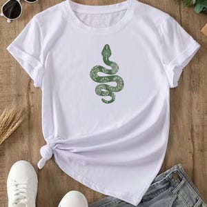 Snake Embroidery Design, Green Snake ,floral Snake, Mandala Snake ...