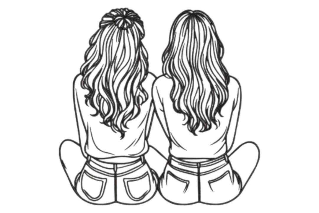 Best Friends Embroidery, Machine Embroidery, Friendship, Best Friend ...