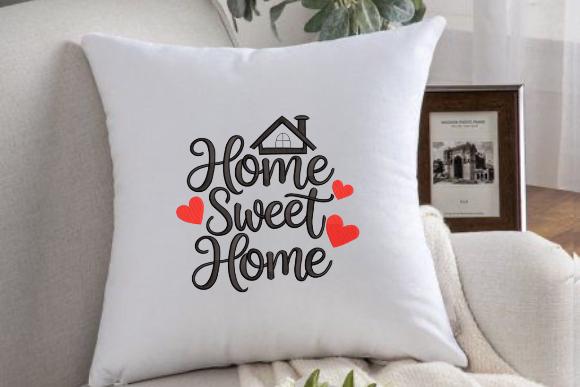 Sweet Home, Sweet Home Embroidery, Housewarming Gift, New Home Gift ...