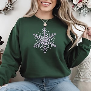 Snowflake Embroidery Design, Christmas Machine Embroidery, Snowlake ...