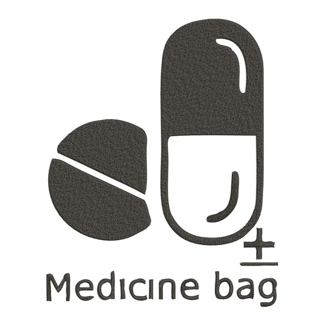 Medical Embroidery Design, Pills Machine Embroidery File, Instant ...