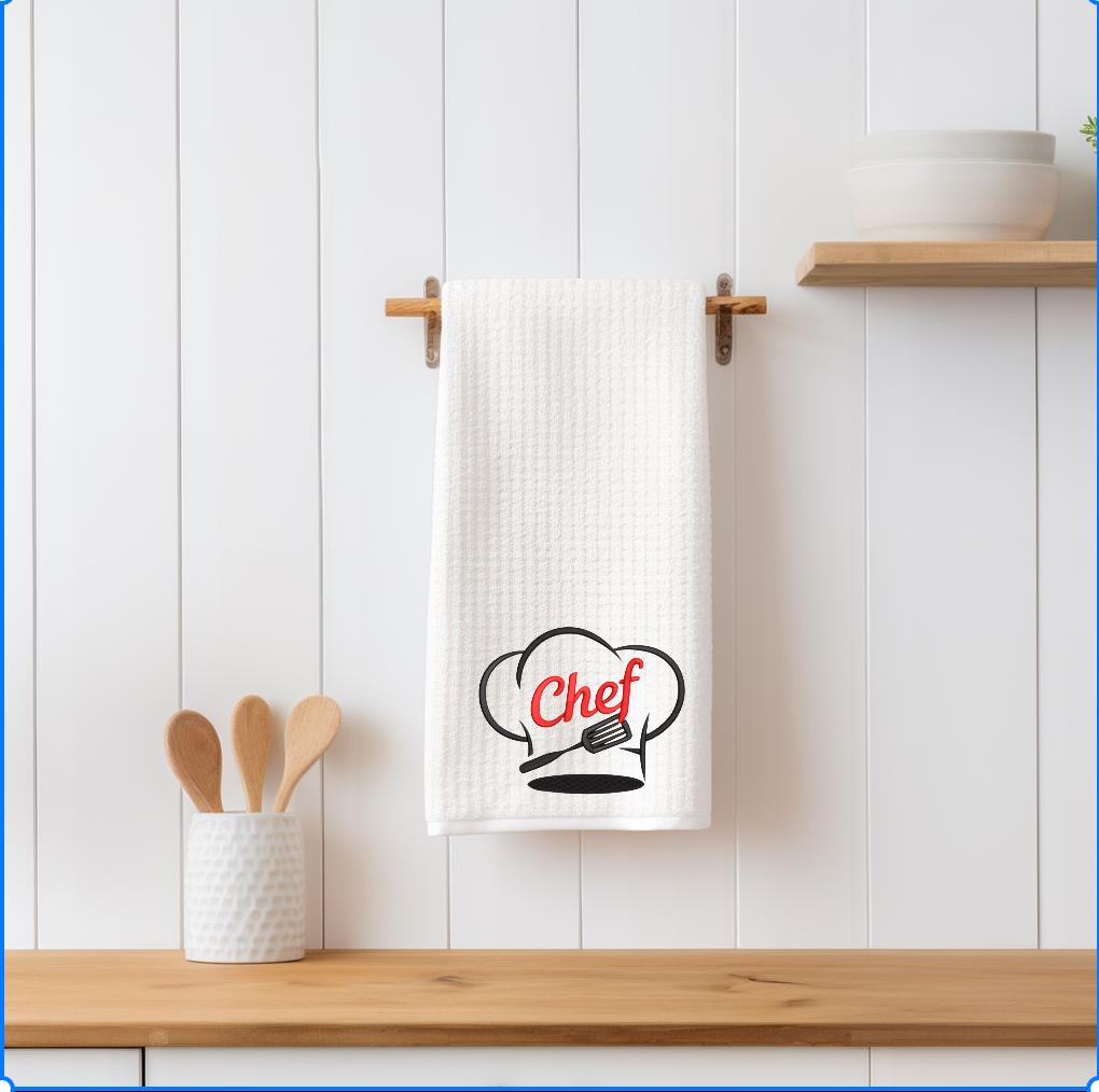Kitchen Embroidery Design, Chef Hat Spatula Machine File, Instant ...
