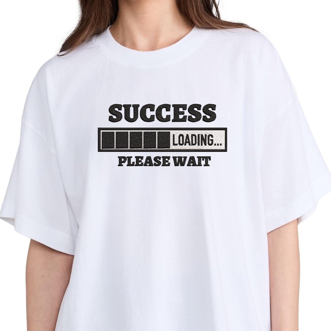 Success Embroidery Design, Success Loading Please Wait Machine ...