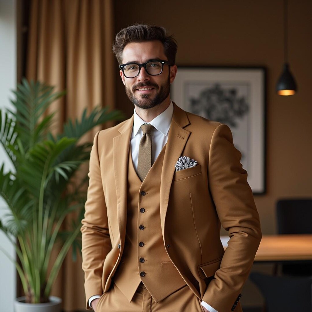 Distinctive Bespoke Men's Suit | Expertly Tailored for a Bold, Fashion ...