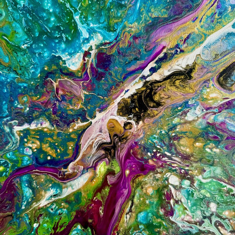 Fluid Acrylic Painting - Etsy