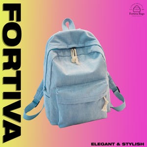 Personalized Kids Canvas Backpack-embroidered Toddler Backpack-kids ...