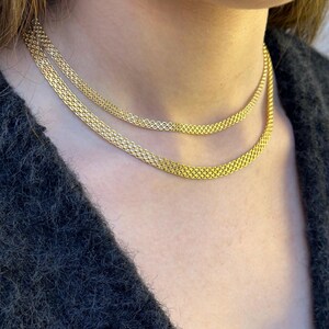 Bismark Chain, 14k Gold Chain, Solid Gold Bismark Chain Necklace - Etsy