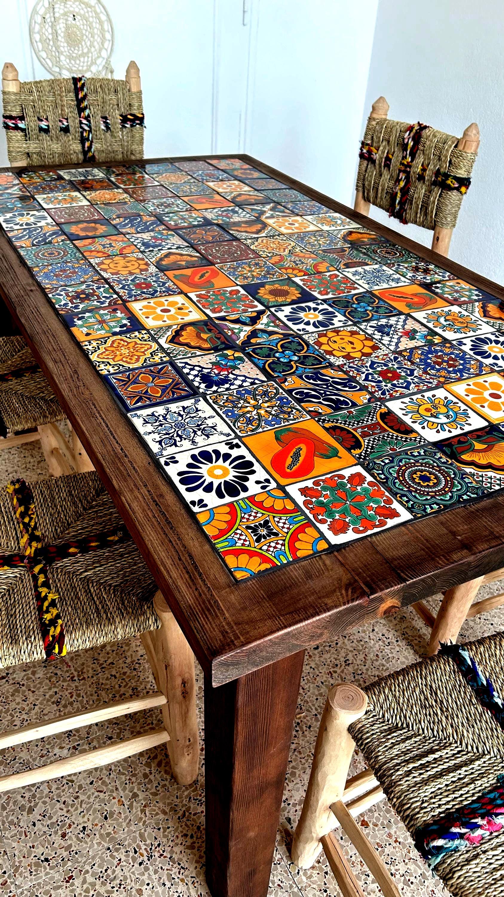 Mosaic Accent Table Mexican Tile Tables For Sale Outdoor Amazon.com: