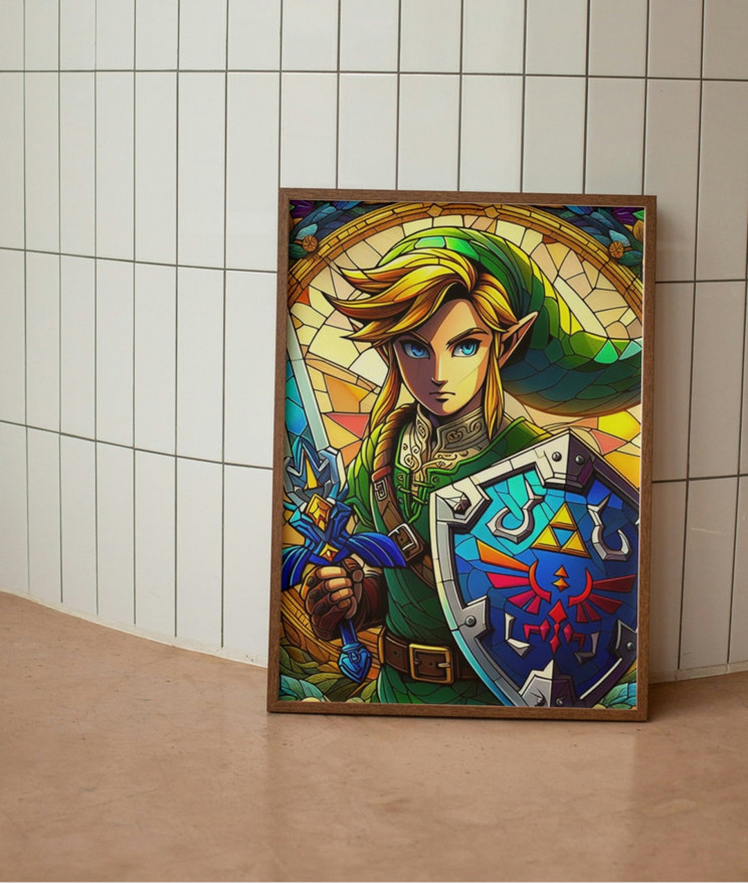 Link Portrait Zelda Poster Princess Zelda Zelda Wall Decor, Home Decor ...