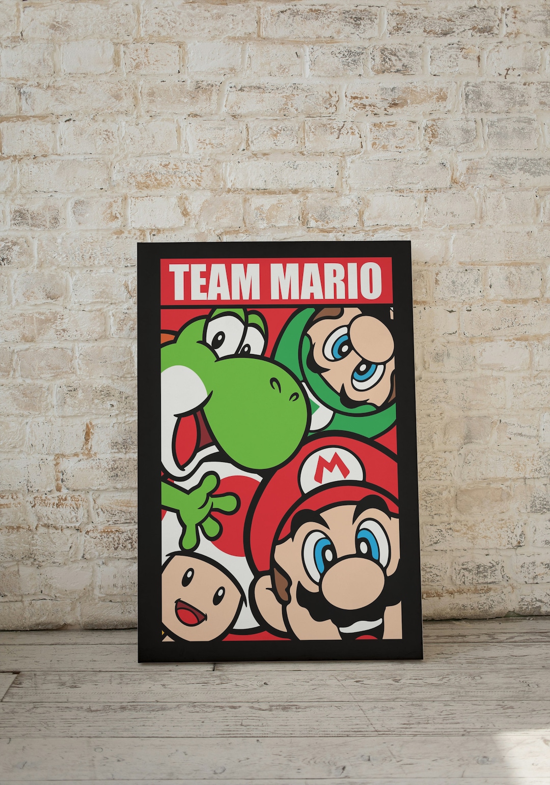 Super Mario PNG, Mario Poster, Clipart, Wallart, Mario Wall Art, Canvas ...