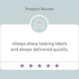 Personalized Round Return Address Label | Classic Monogram Round ...