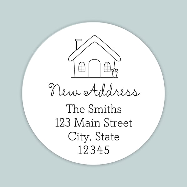New Address Card - Etsy