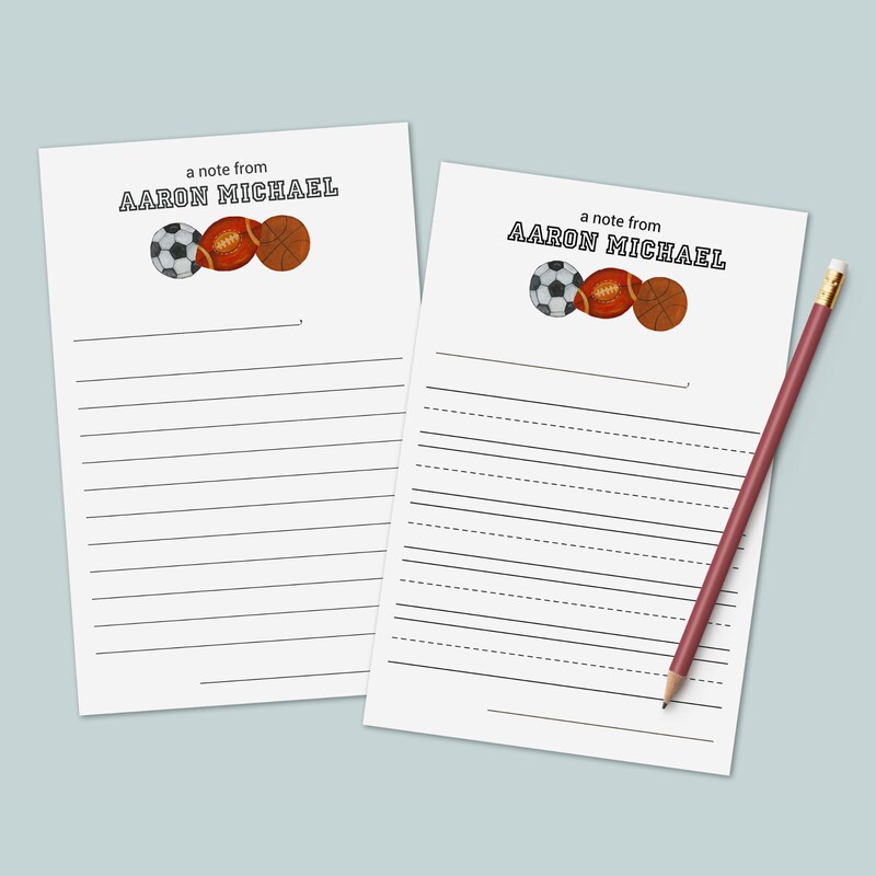 Lined Stationery - Etsy