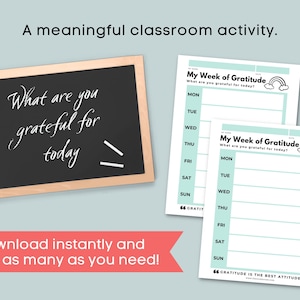 Printable Weekly Gratitude Journal for Kids | Kids Printable Gratitude ...