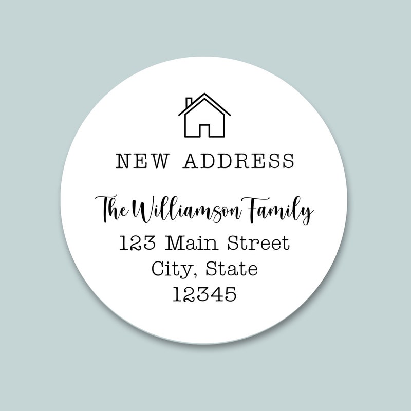 New Address Card - Etsy