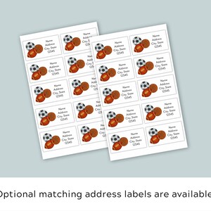 Personalized Lined Letter Writing Paper for Kids | Sports Stationery ...