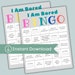 Print From Home Bingo for Kids INSTANT DOWNLOAD I'm Bored Bingo for ...