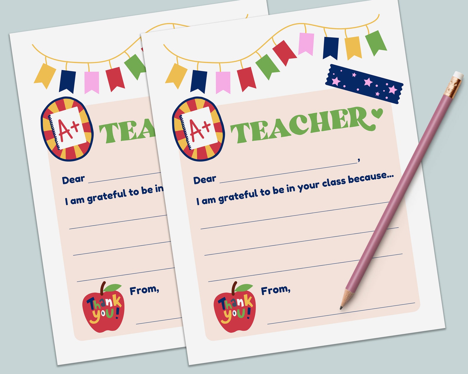 Printable Teacher Appreciation Letter End of Year Teacher - Etsy