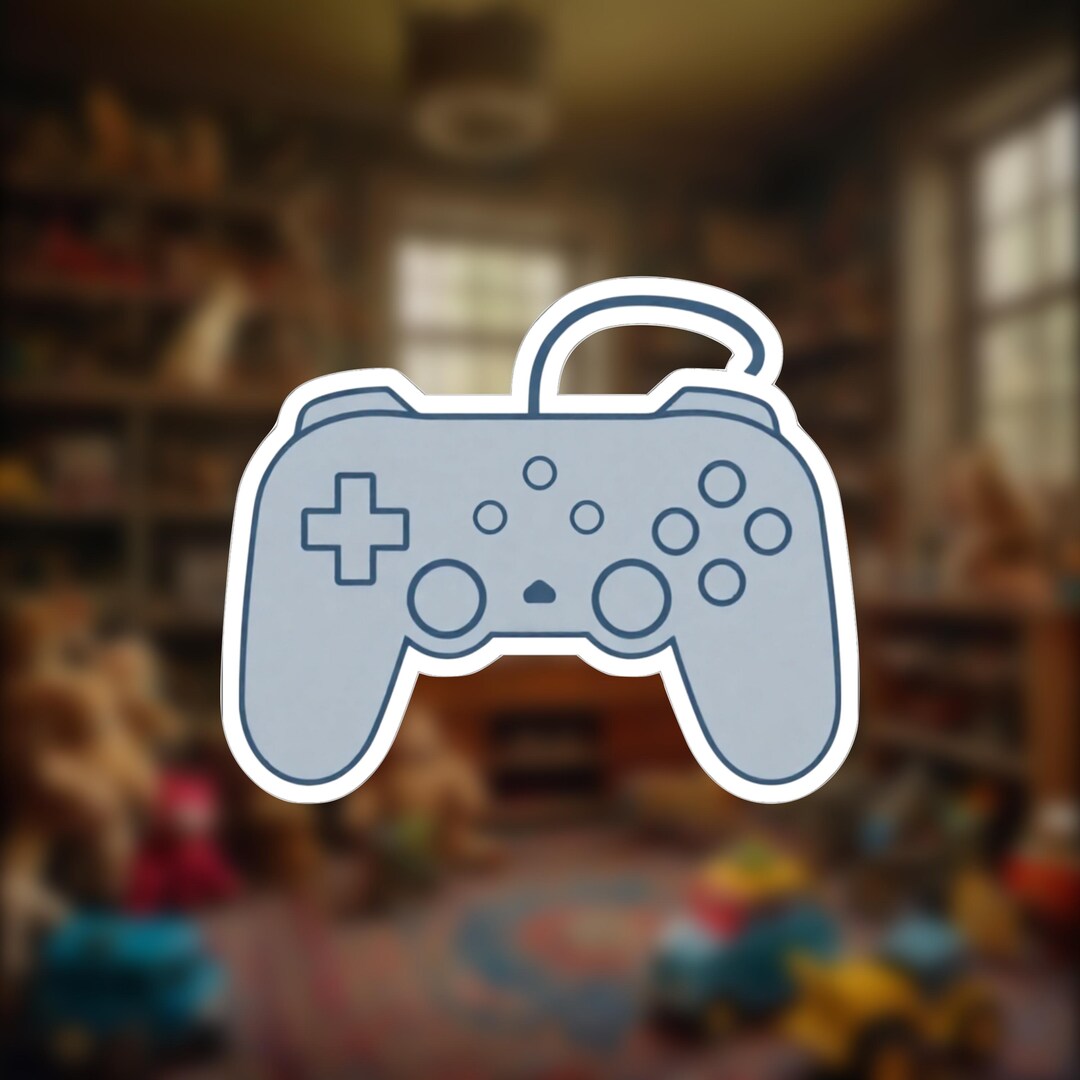Game Controller Sticker, Gaming Decal, Video Game Vinyl, Gamer Gift ...