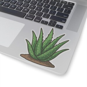 Aloe Vera Sticker, Healing Plant Decal, Medicinal Succulent Vinyl ...