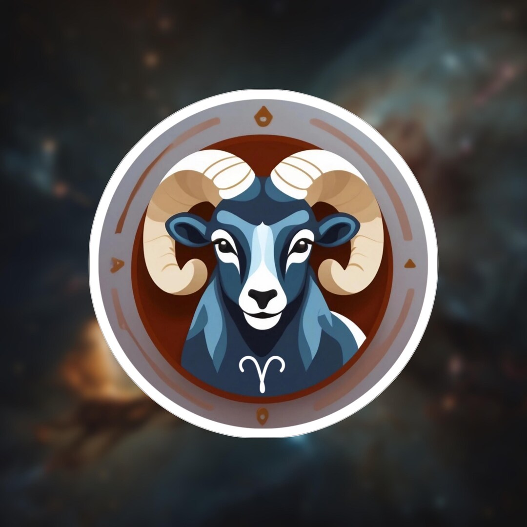 Zodiac Aries Stickers, Astrology Decals, Horoscope Labels ...