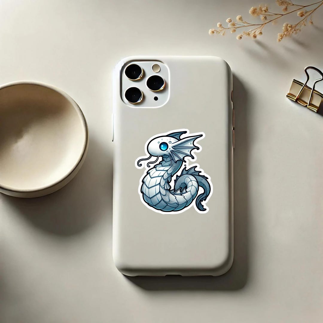 Leviathan Stickers, Mythical Sea Creature Decal, Ocean Animal Laptop ...