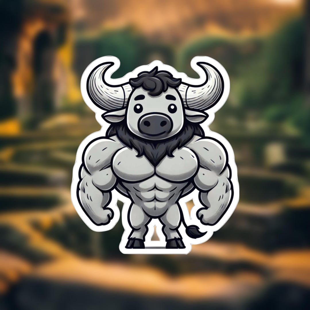 Minotaur Stickers - Mythical Creature Decals for Laptops, Bottles ...