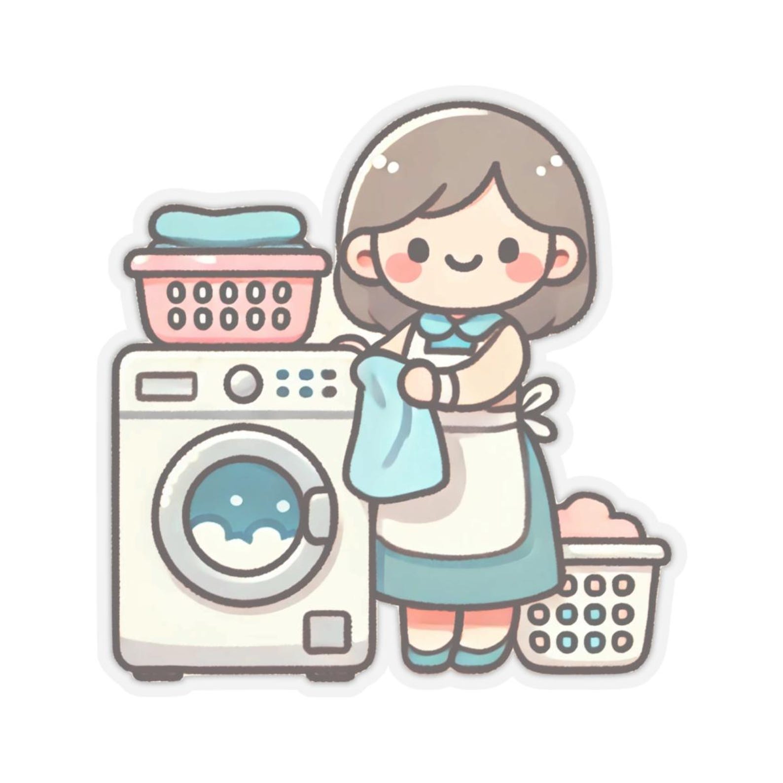 Laundry Stickers for Housekeeping & Chore Planning | Household Planner ...