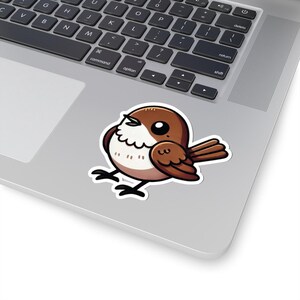 Nightingale Sticker, Singing Bird Decal, Forest Songbird Vinyl, Nature ...