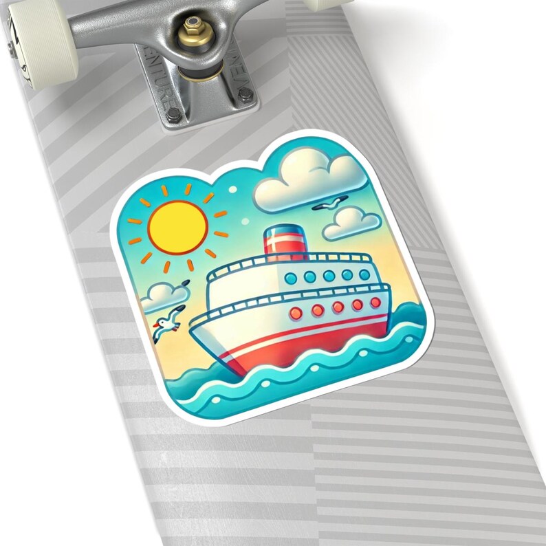 Cruise Stickers - Nautical Ocean Adventure Sea Travel Decals, Water ...