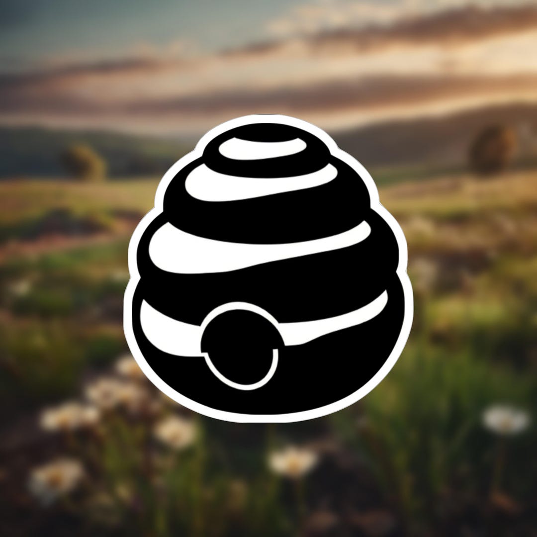 Beehive Sticker, Honeycomb Decal, Save the Bees Vinyl, Nature Lover ...