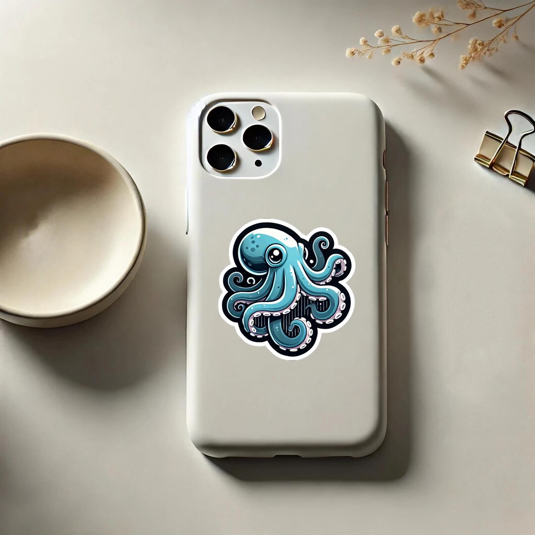 Kraken Sticker, Mythical Sea Monster Decal, Legendary Ocean Creature ...