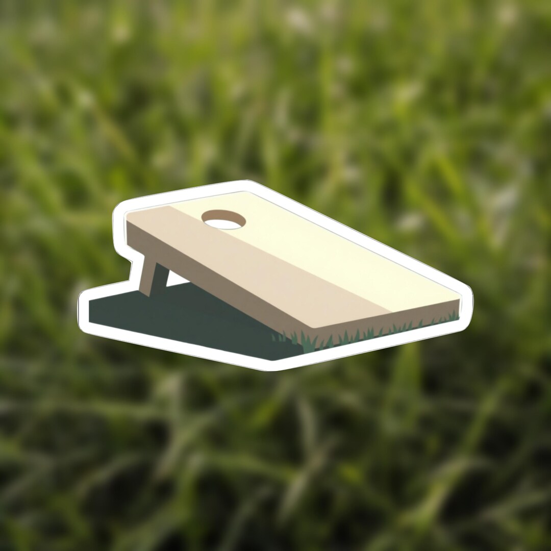 Corn Hole Stickers - Fun Game Night Decor, Outdoor Activity Decals ...