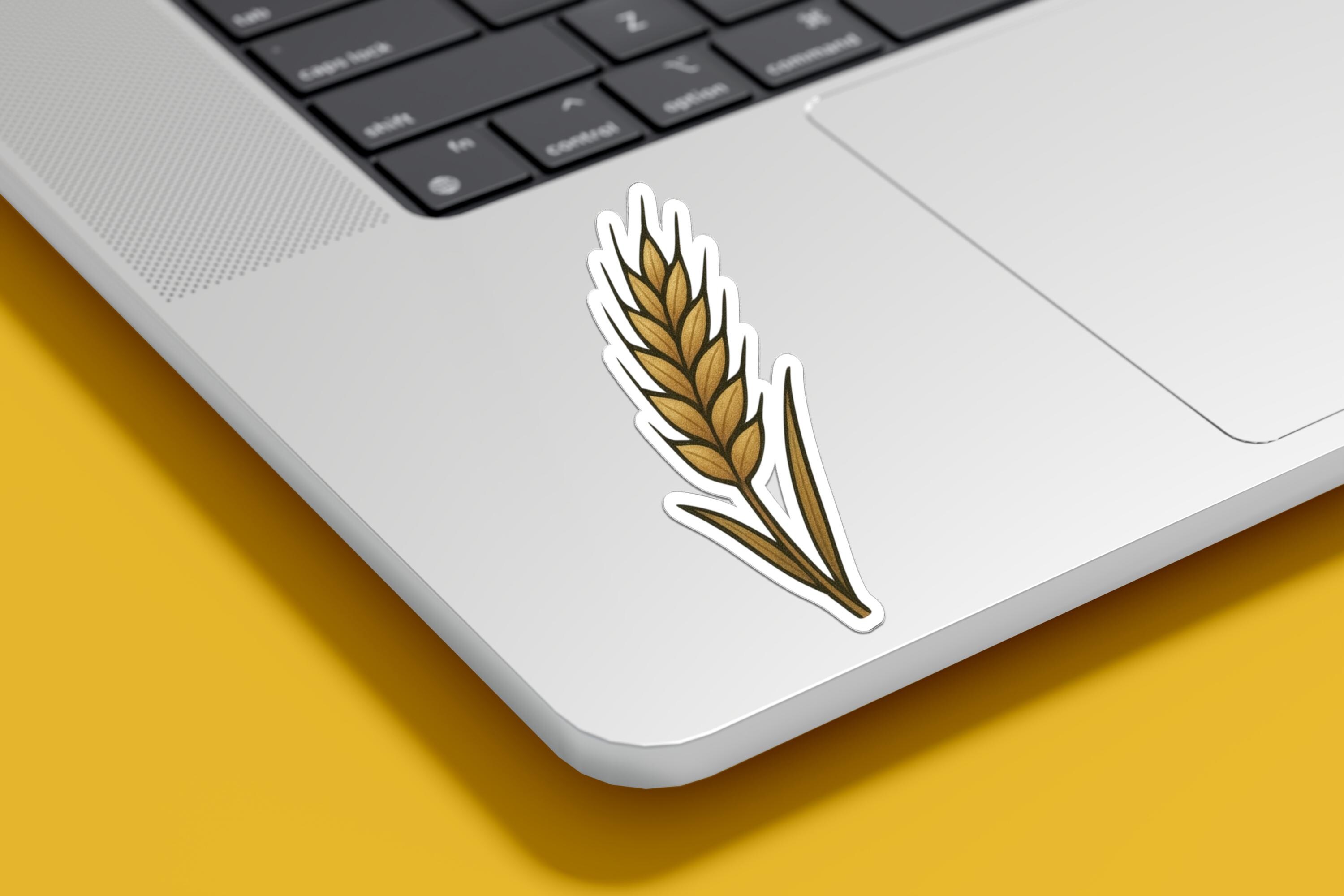 Wheat Bundle Sticker, Semi-realistic Fall Harvest Vinyl Decal ...