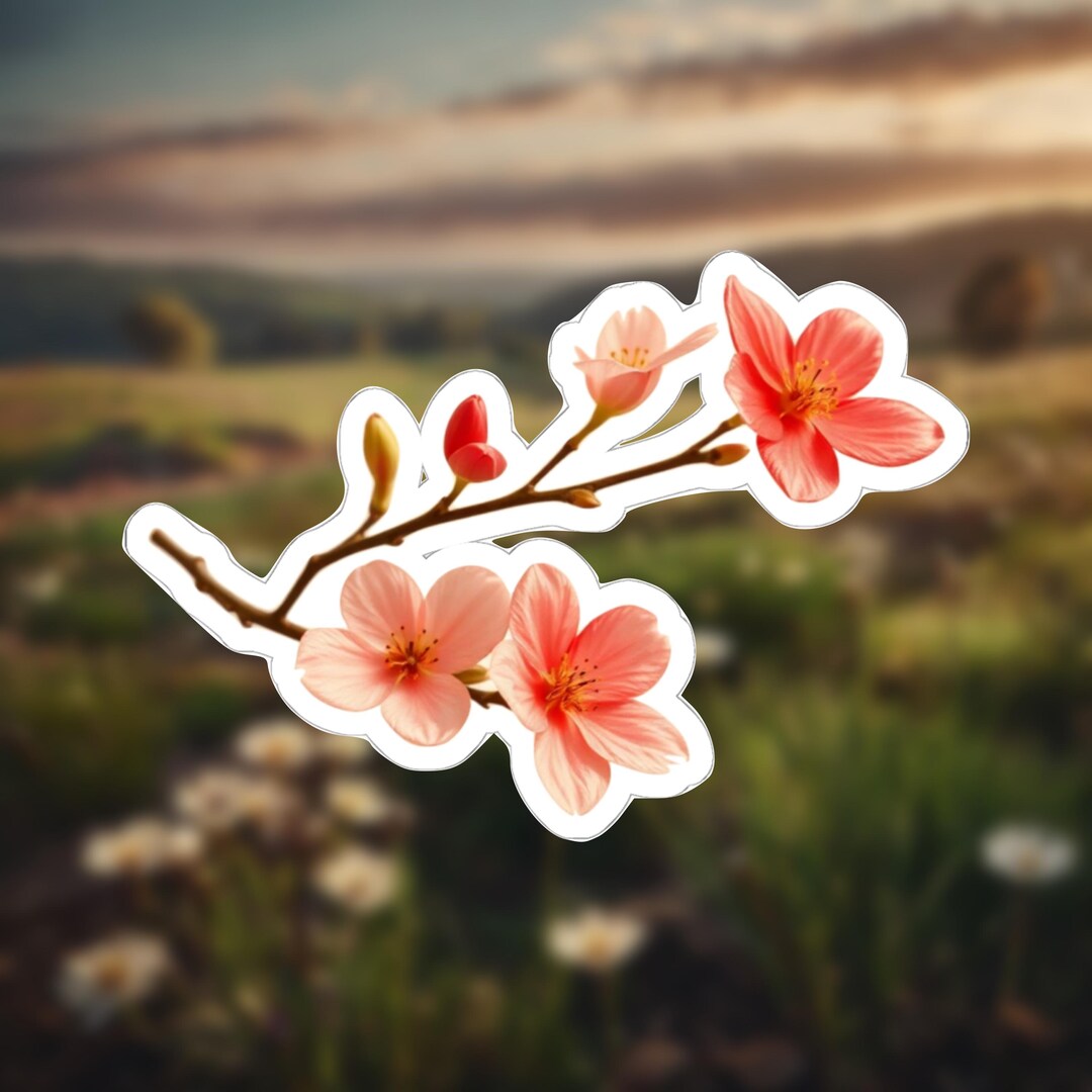 Floral Stickers | Beautiful Flower Design for Decor & Gifts | Botanical ...