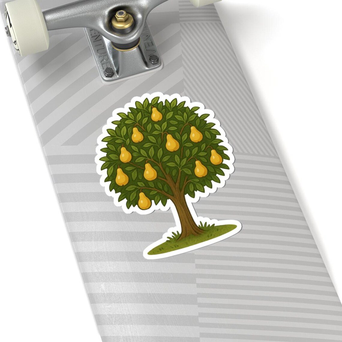 Pear Tree Sticker, Orchard Fruit Tree Decal, Botanical Nature Vinyl ...