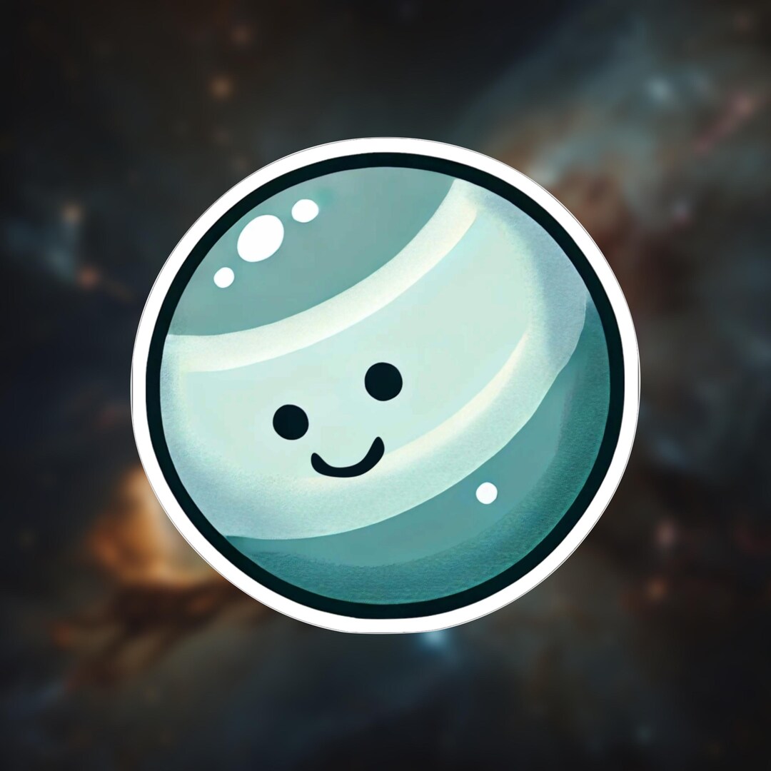 Uranus Stickers - Space Planet Galaxy Decal, Laptop Sticker Pack ...