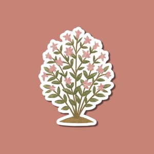 Abelia Sticker, Flowering Shrub Decal, Garden Plant Vinyl, Botanical ...