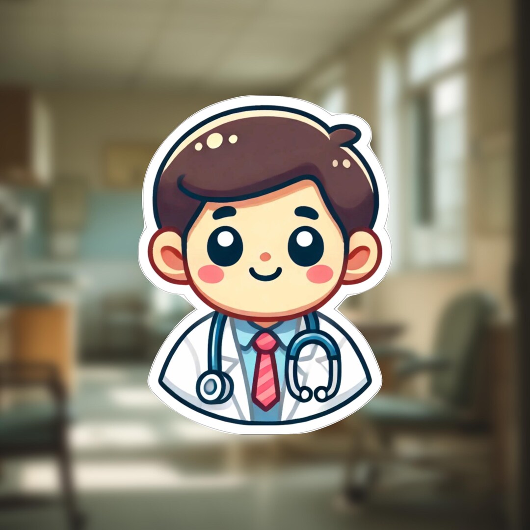 Doctor Stickers - Healthcare Professional Sticker, Medical Field Decal ...